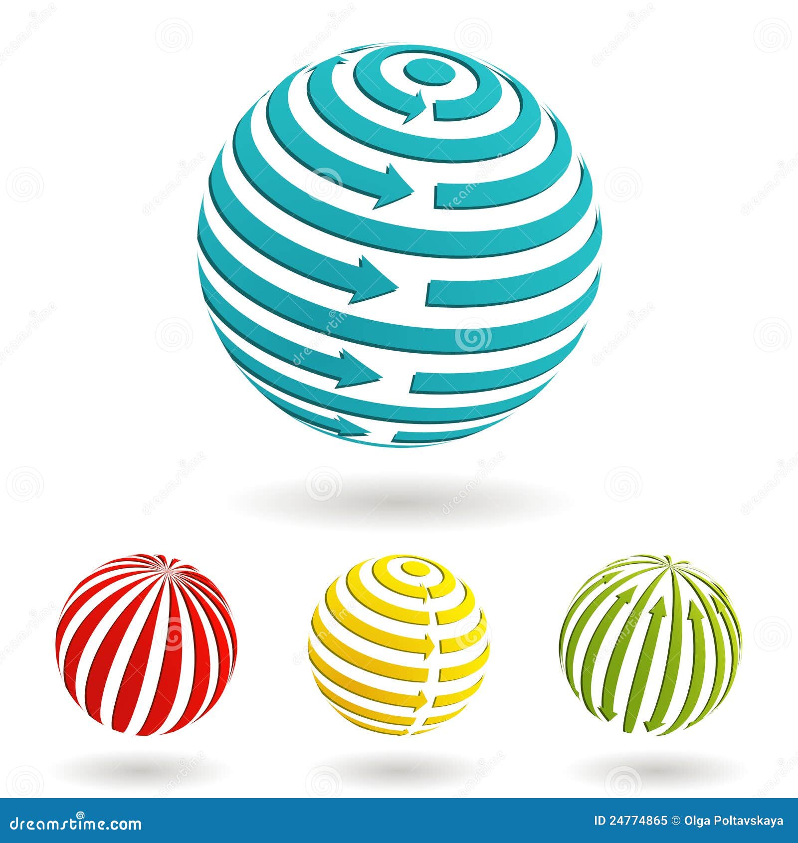 Global Business Icons stock vector. Illustration of world - 24774865