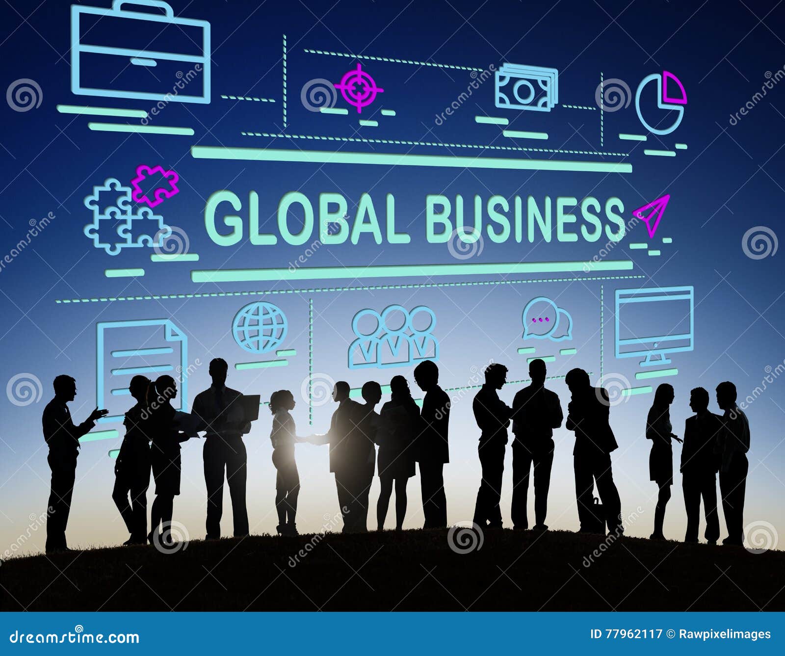 Global Business International Networking Trading Concept Stock Image ...