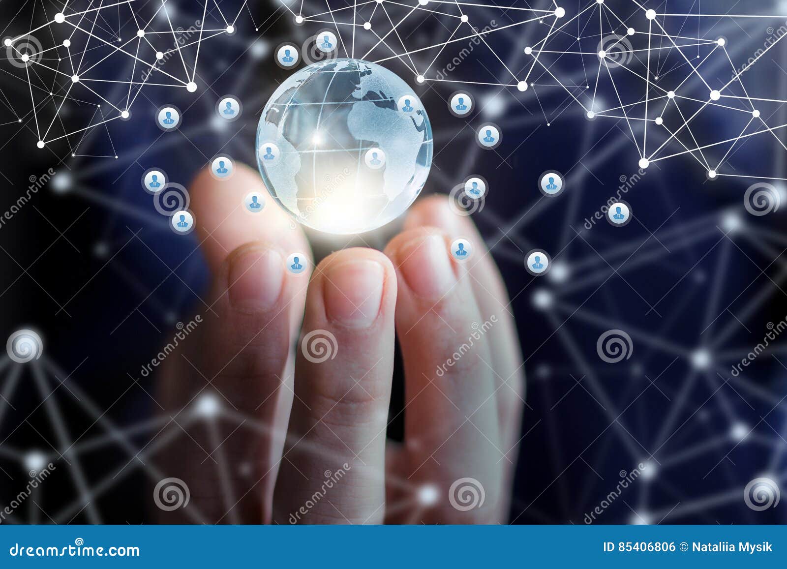 Global business network. stock photo. Image of teamwork - 85406806