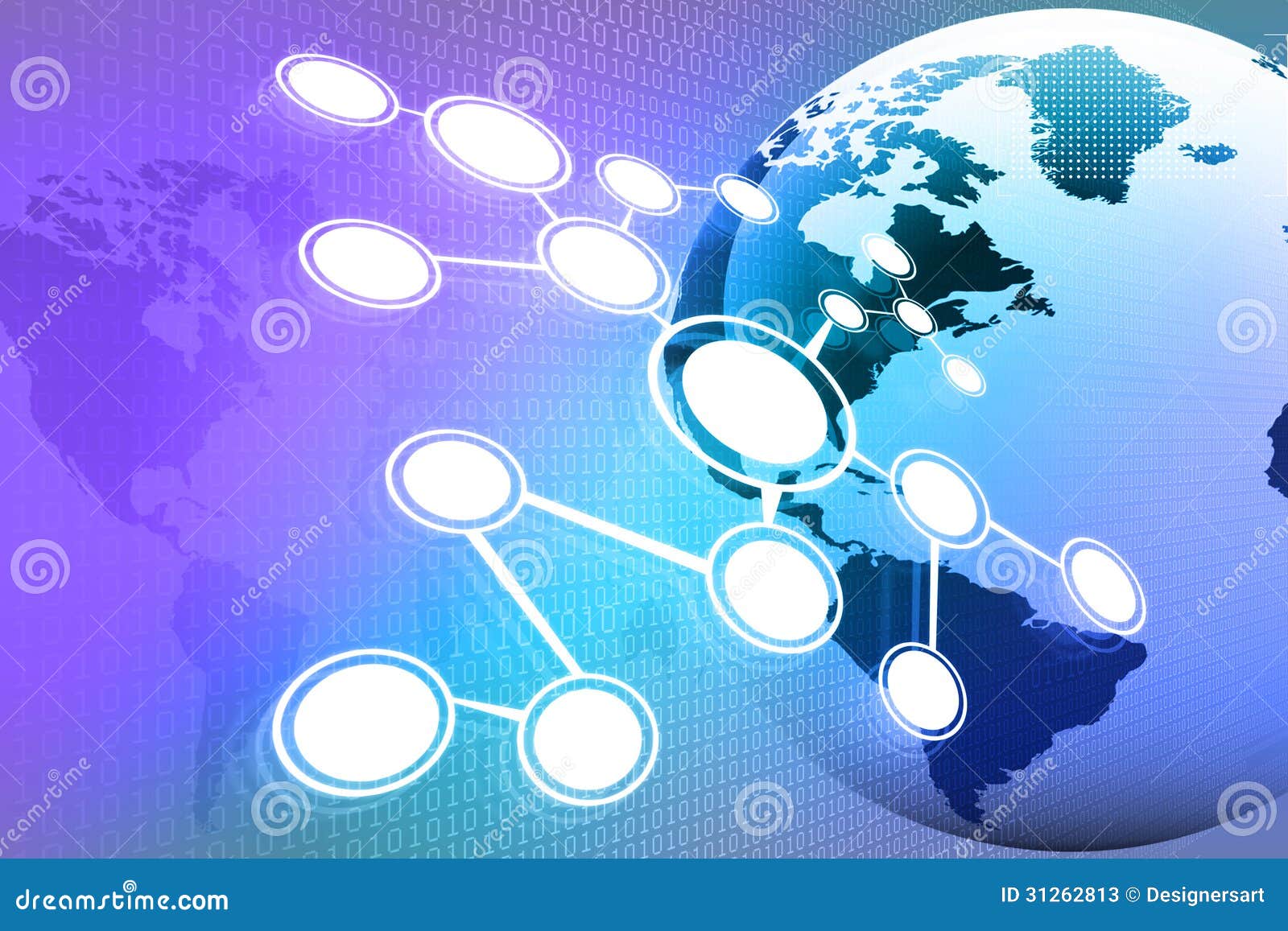 Global business network stock illustration. Illustration of future ...