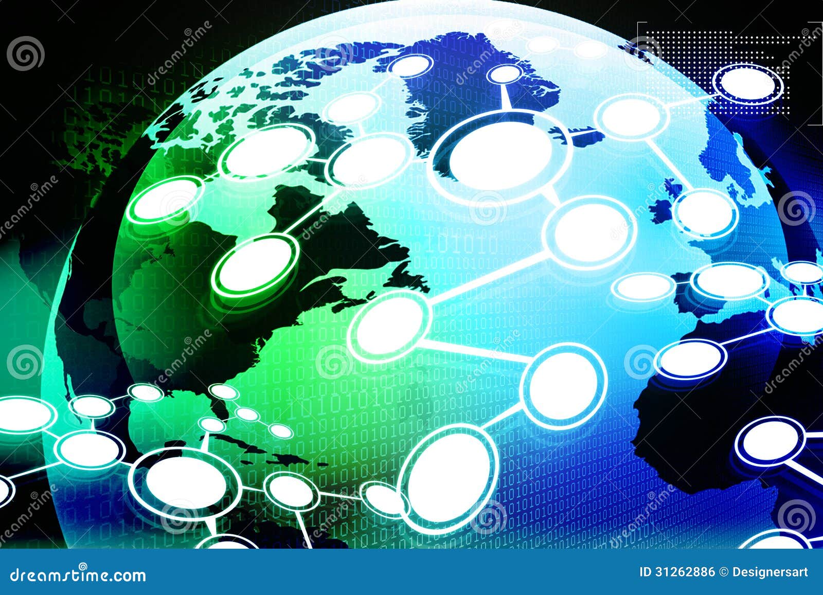 Global business network stock illustration. Illustration of balance ...
