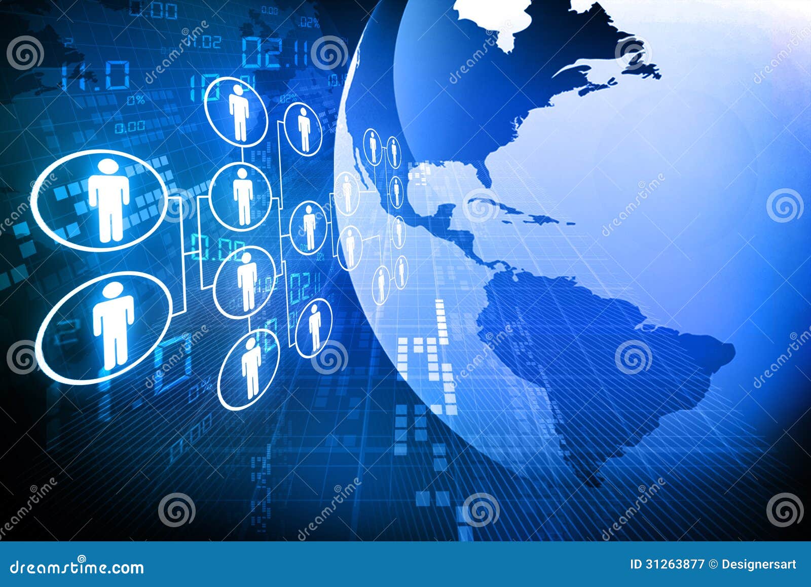 Global business network stock illustration. Illustration of scene ...
