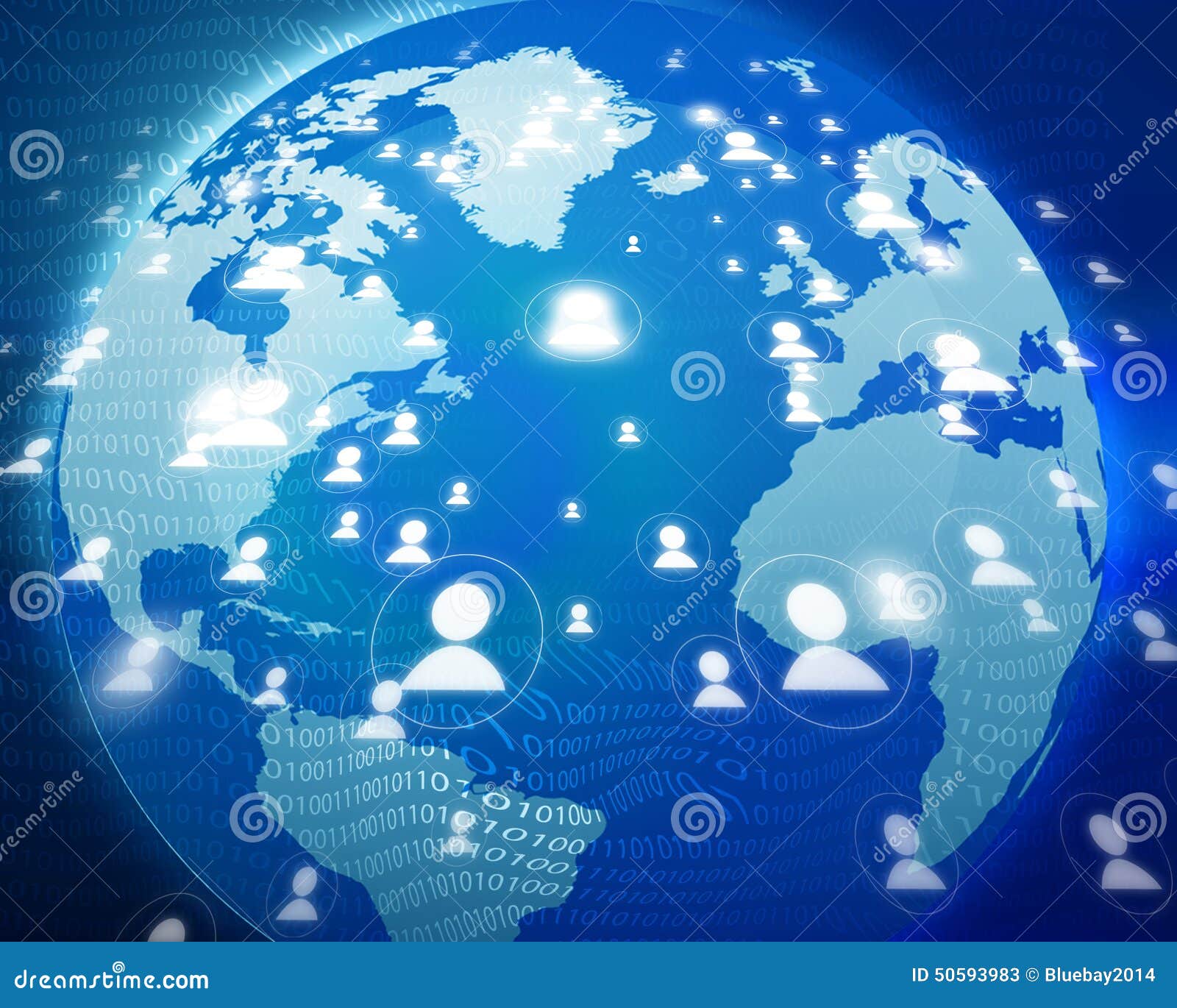 Global business network stock illustration. Illustration of concept ...