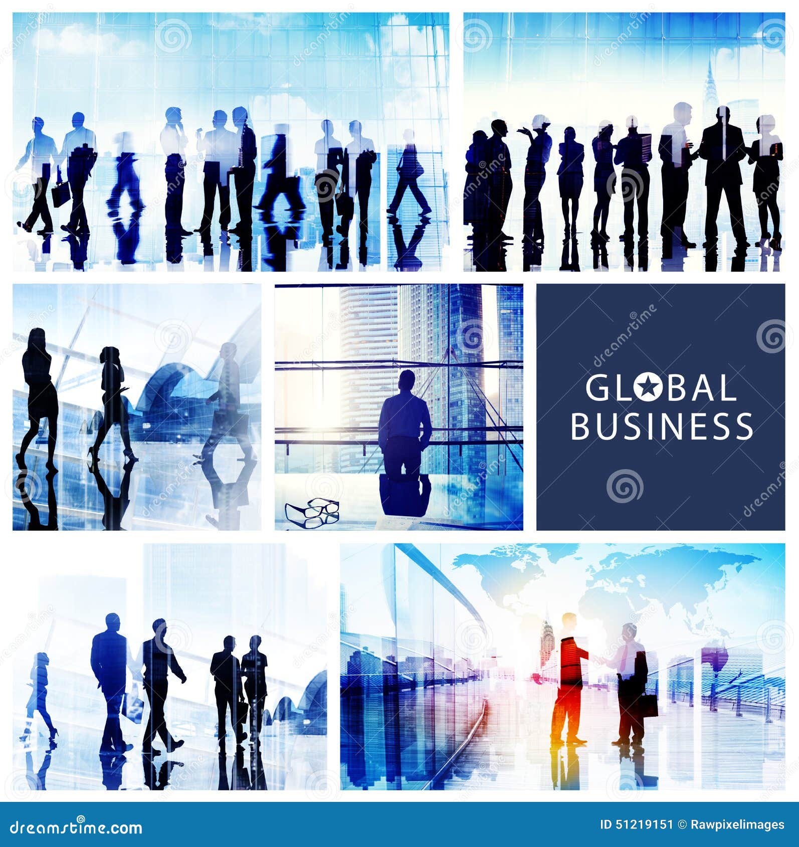 Global Business People Handshake Meeting Communication Concept Stock ...
