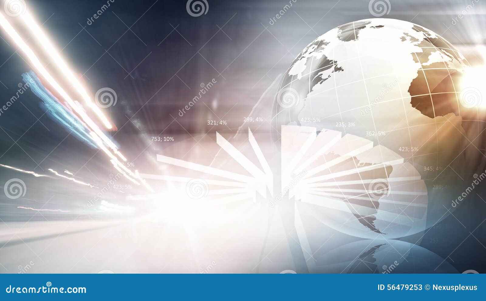 Global business planning stock illustration. Illustration of sphere ...