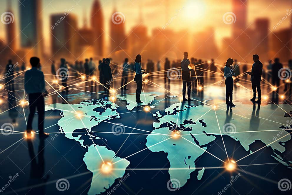 Global business structure stock illustration. Illustration of design ...