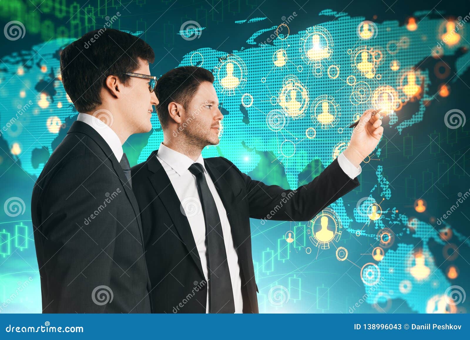 Global Business and Teamwork Concept Stock Image - Image of earth ...