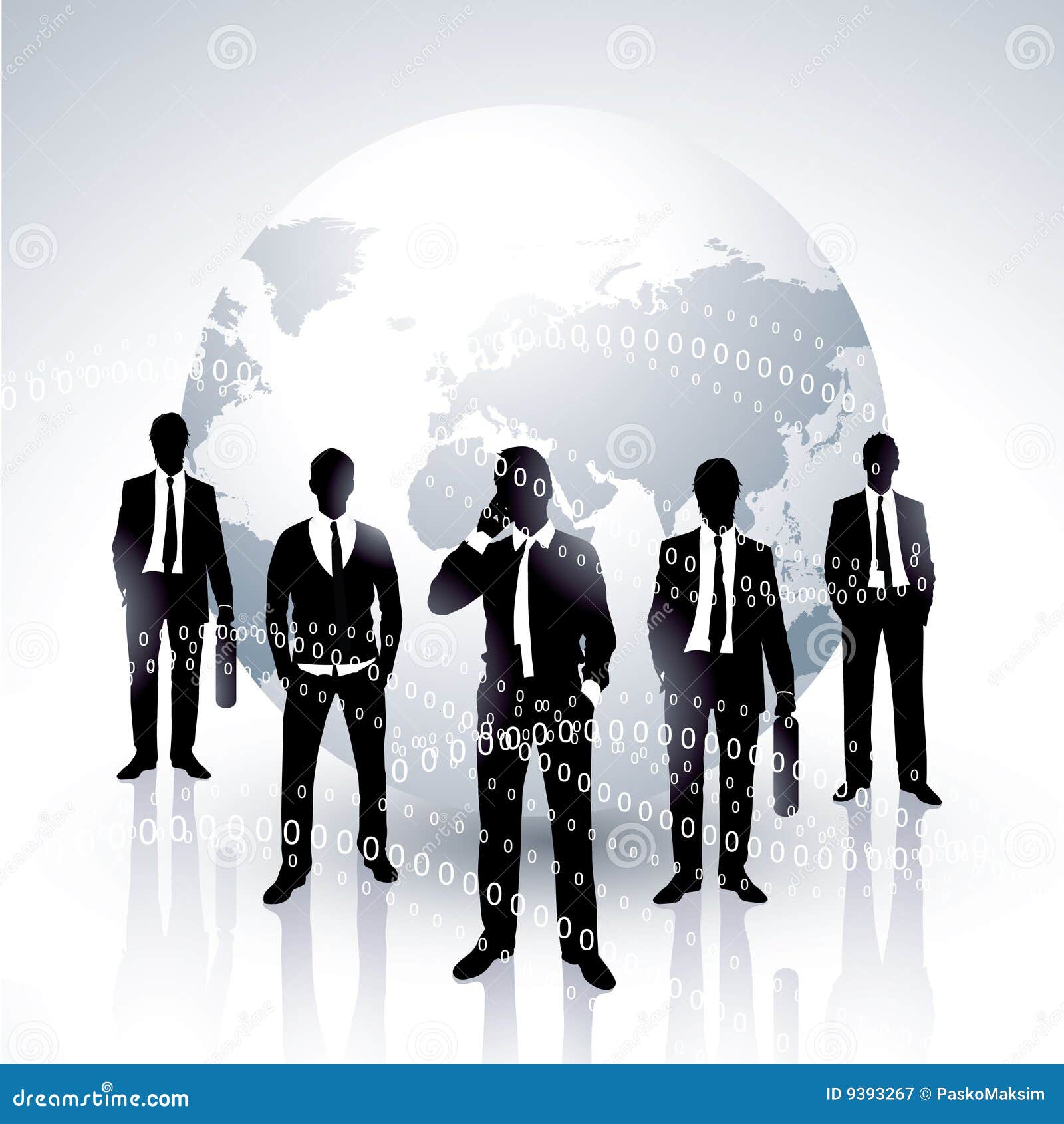 Global Businessmen stock vector. Illustration of businessman - 9393267