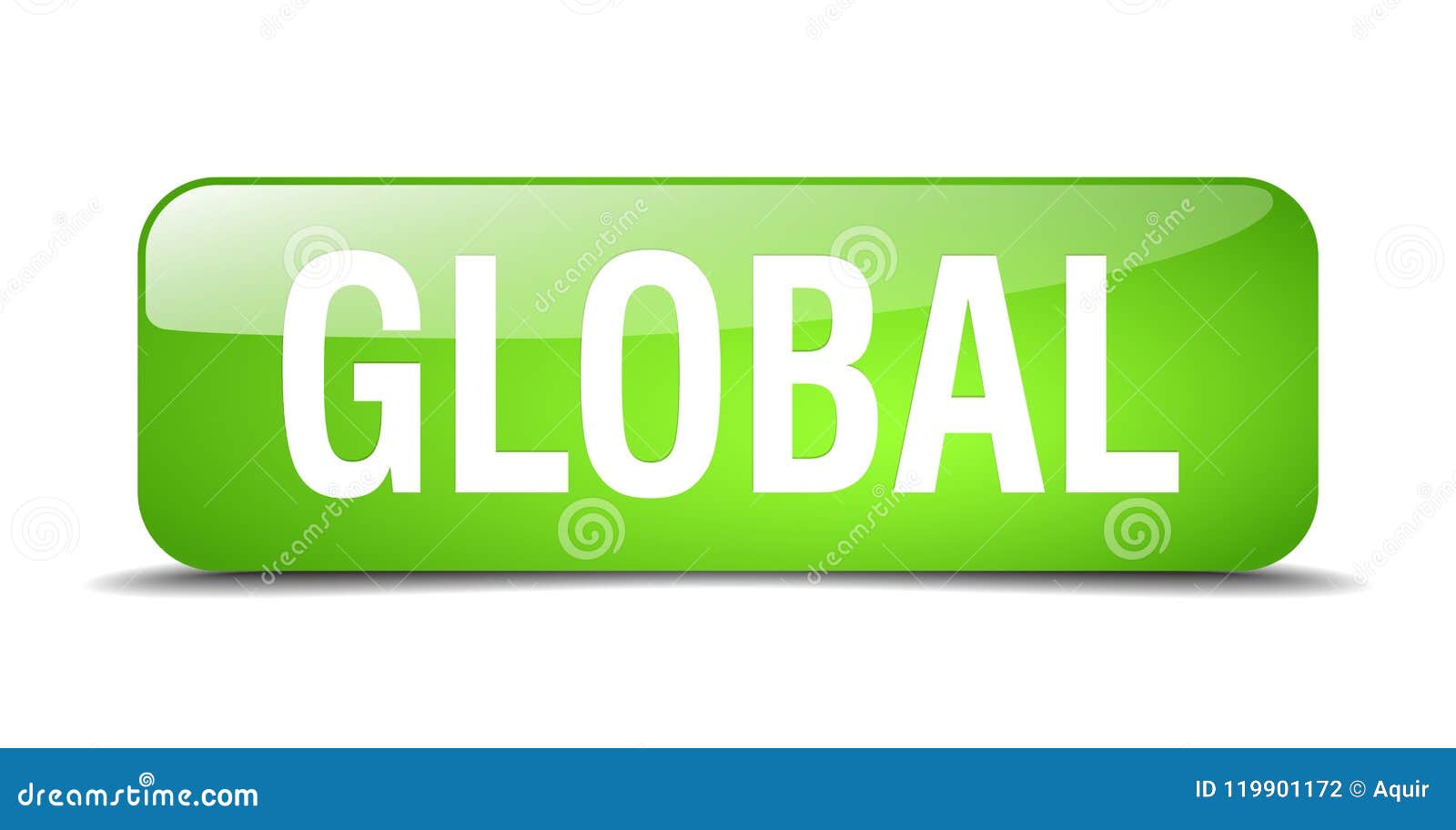 Global button stock vector. Illustration of push, modern - 119901172