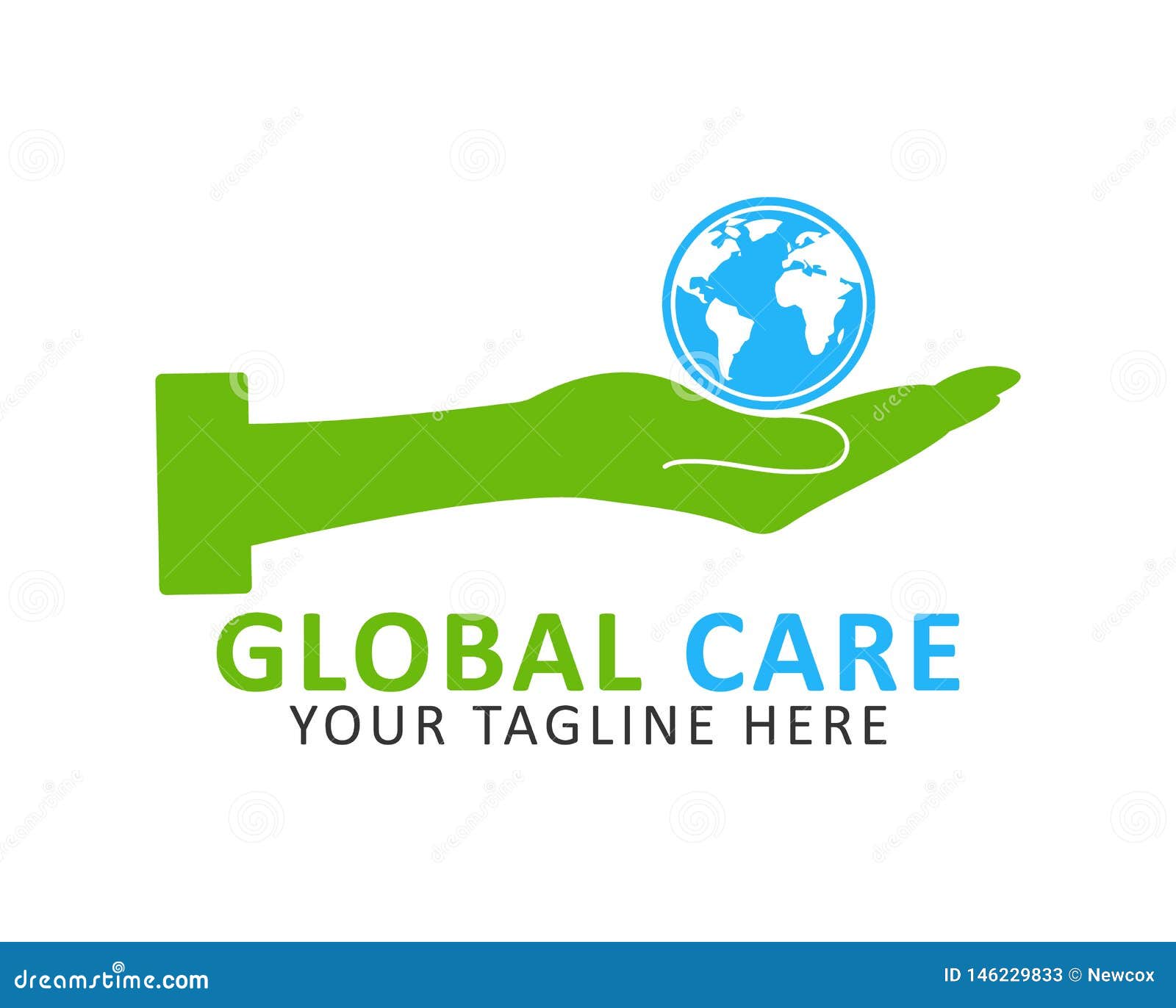 Global Care Logo. stock vector. Illustration of ocean - 146229833