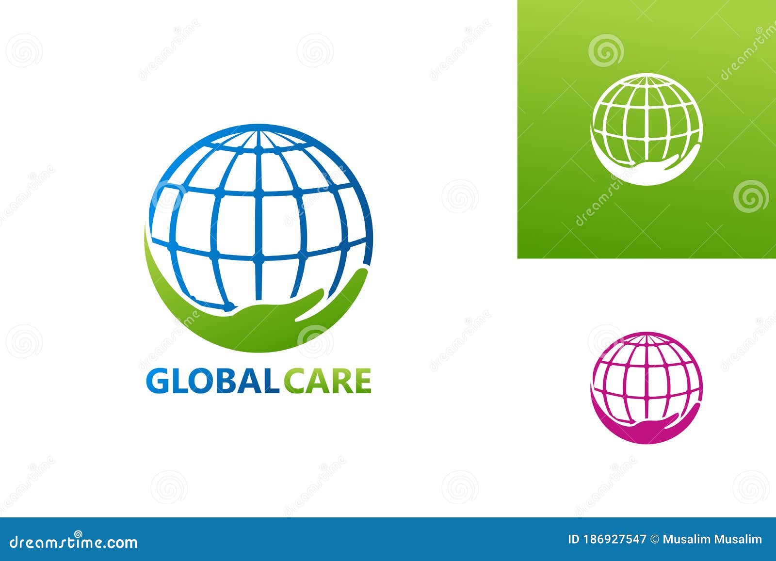 Global Care Logo Template Design Vector, Emblem, Design Concept ...