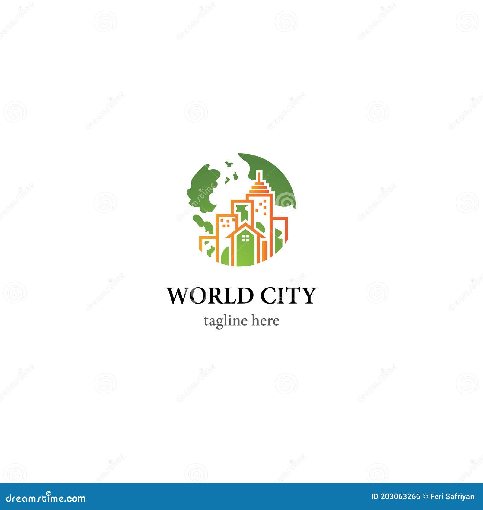 Global city logo template stock vector. Illustration of plan - 203063266