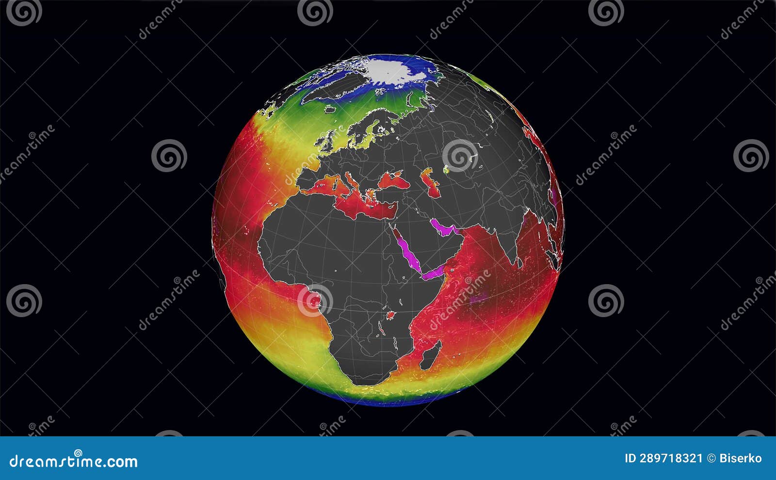 Global Climate Change and Temperature Rising Illustration Stock ...