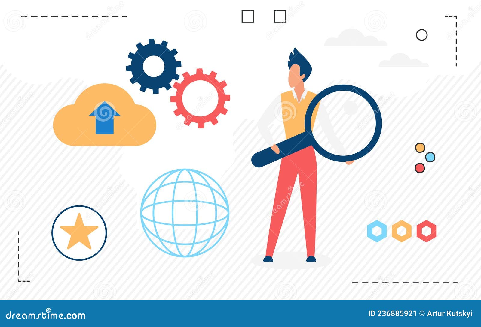 Global Cloud Connectivity Bridging The Digital Divide, 3d Text Royalty-Free Stock Photo ...