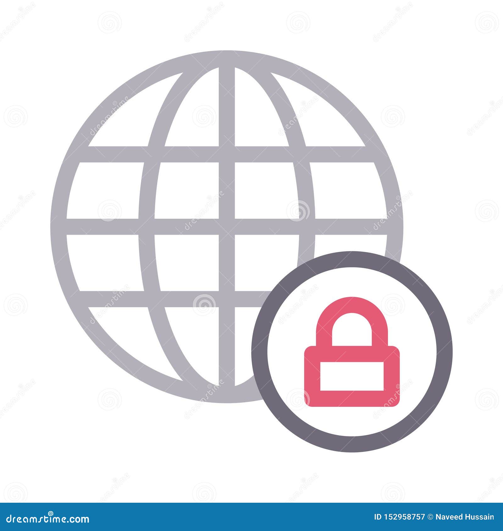 Global Colour Line Vector Icon Stock Vector - Illustration of circle ...