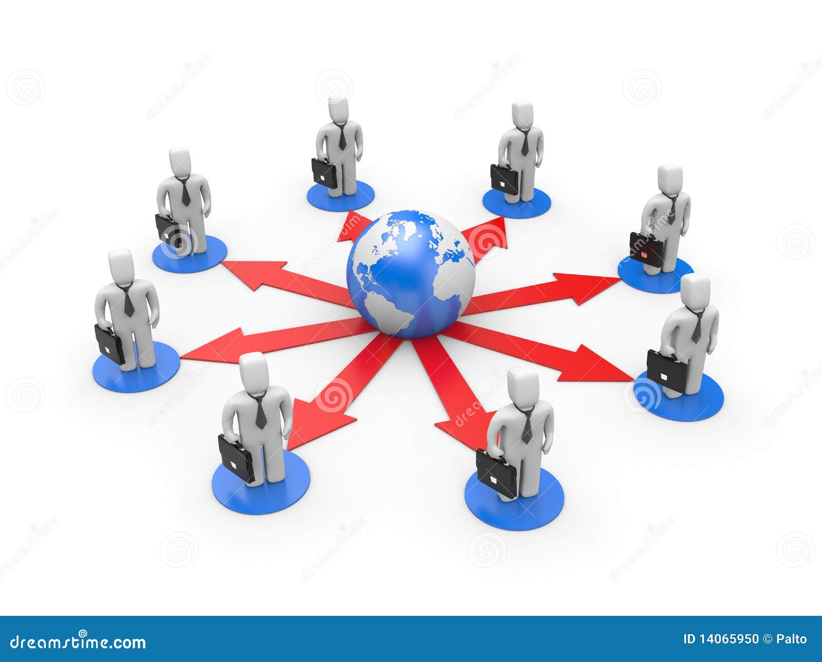 Global communication stock illustration. Illustration of briefcase ...