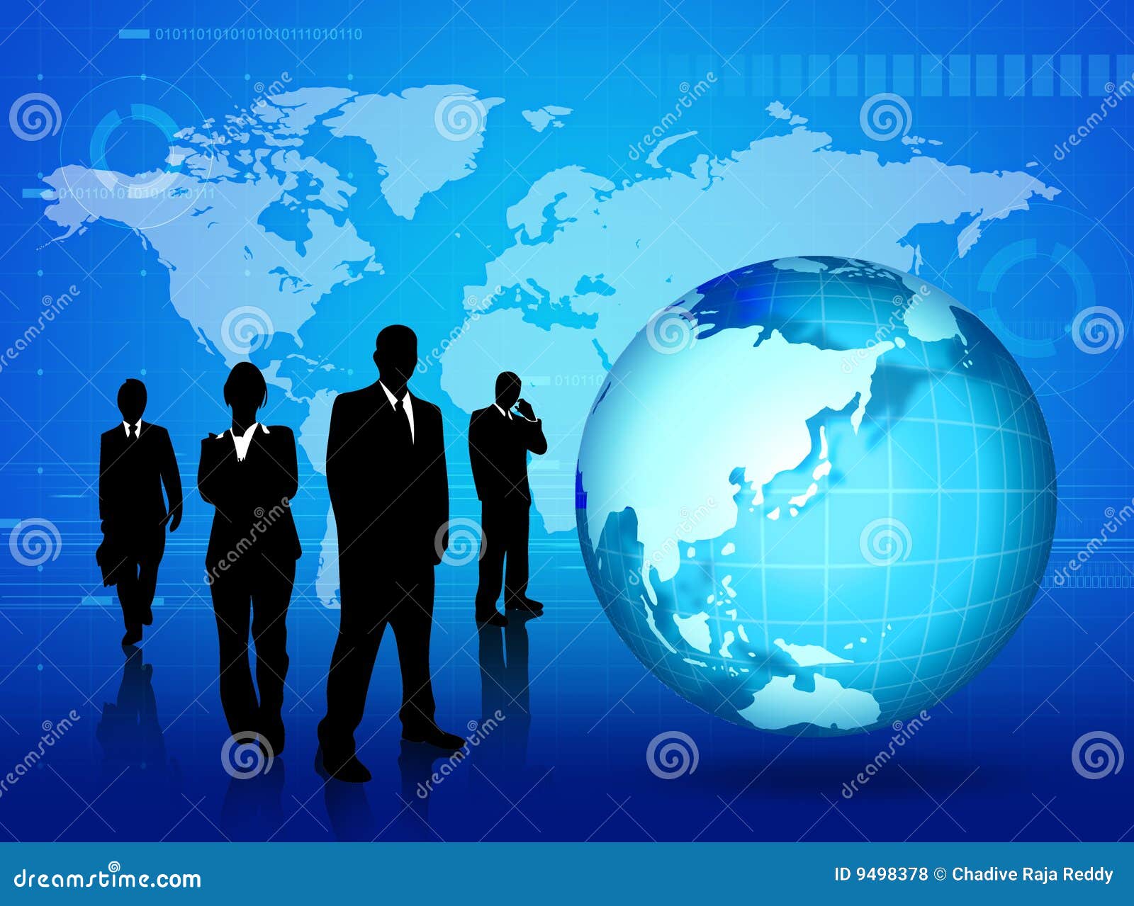Global communication stock illustration. Illustration of communications ...