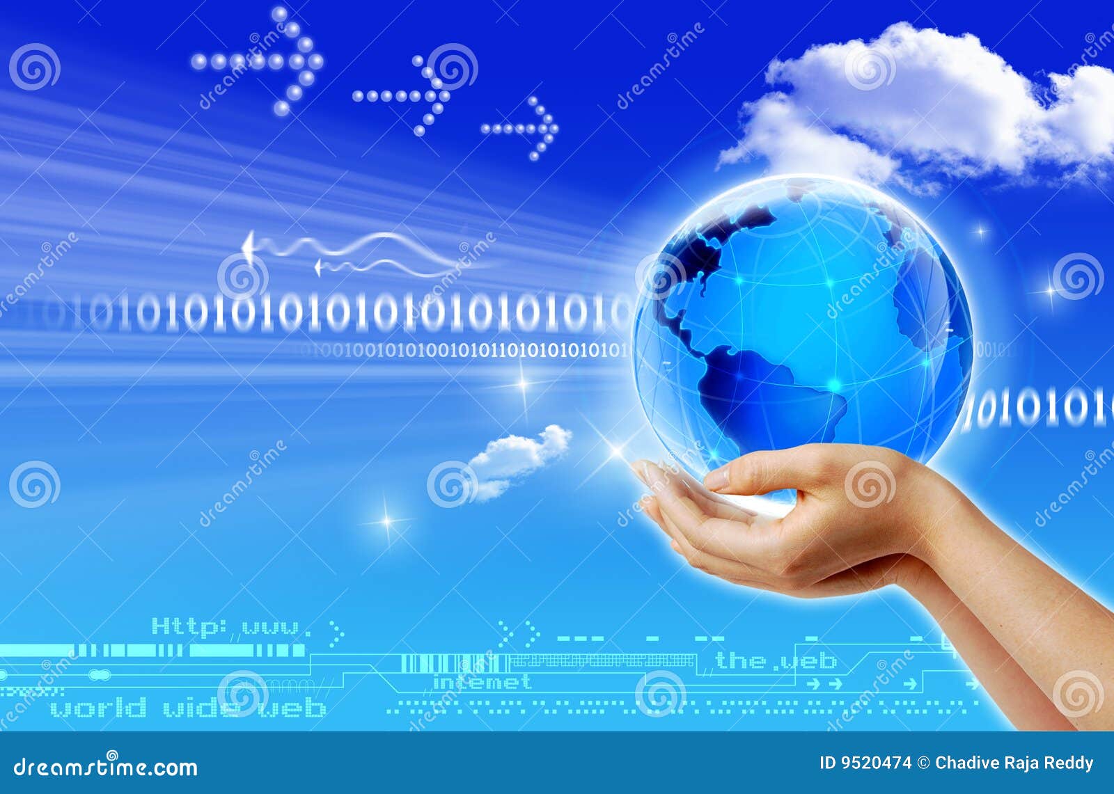 Global communication stock illustration. Illustration of communications ...