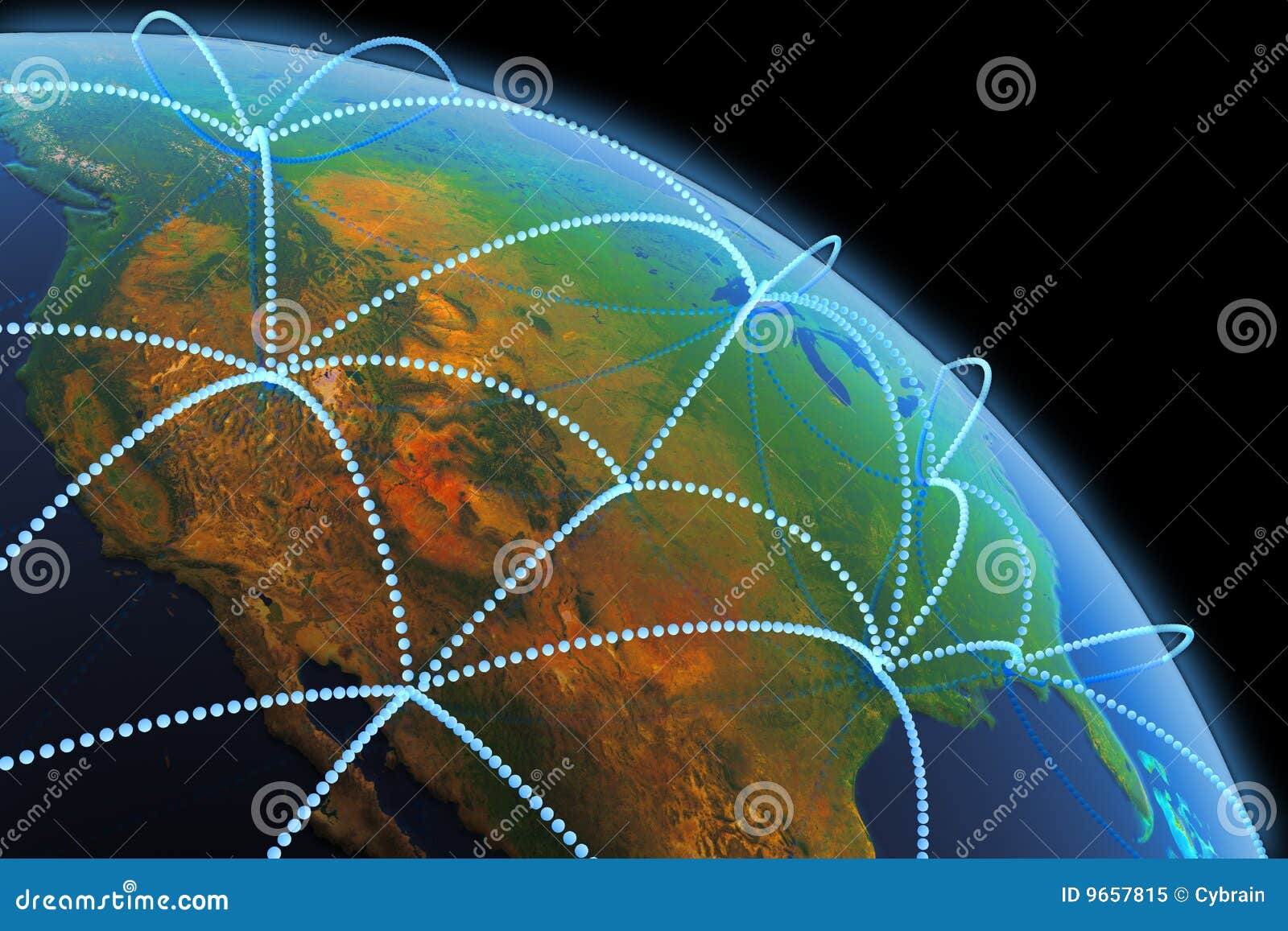 Global Communication Concept Stock Illustration - Illustration of area ...