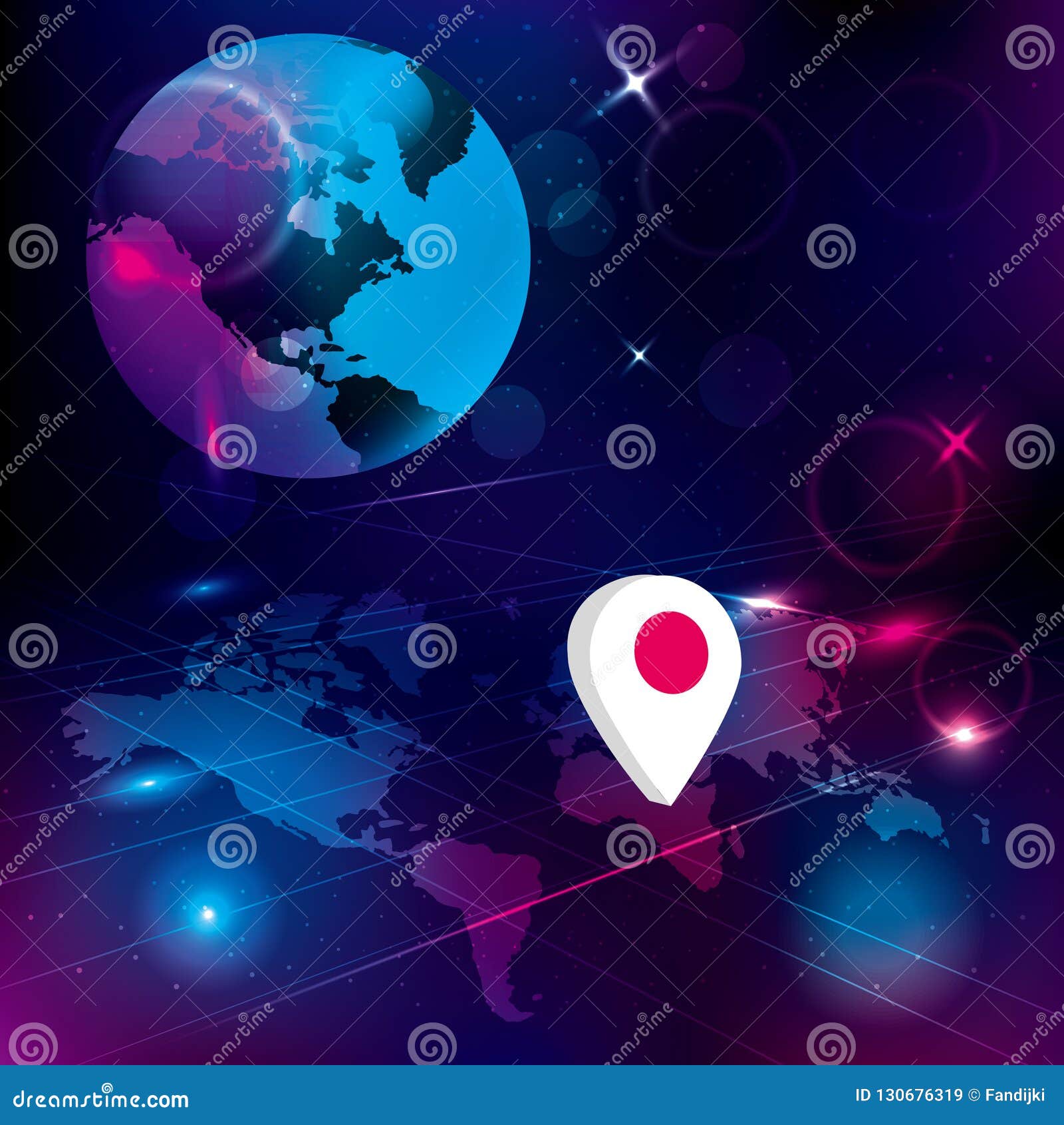 Global Communication Concept. Stock Vector - Illustration of graphics, country: 130676319