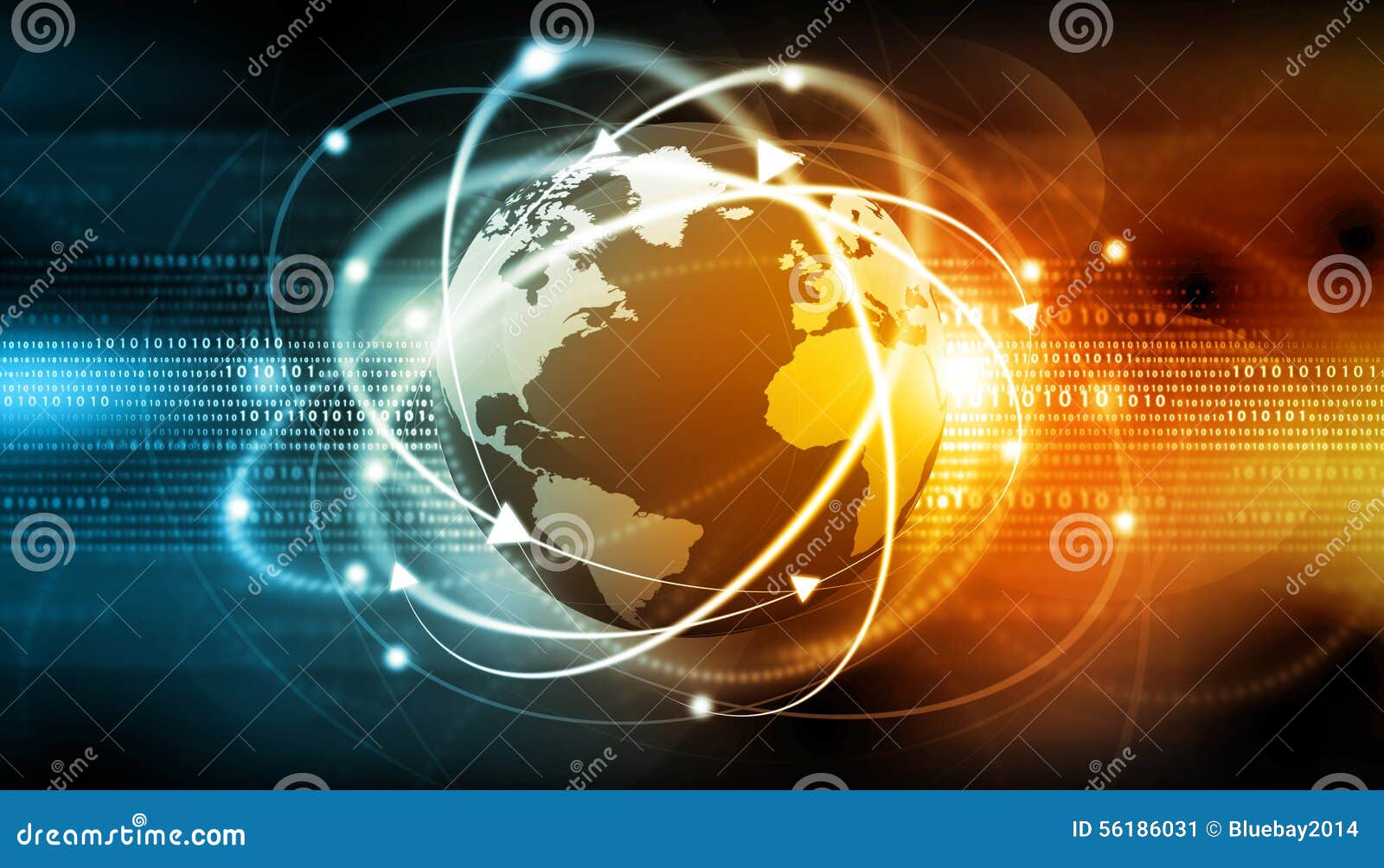 Global communication stock illustration. Illustration of network - 56186031
