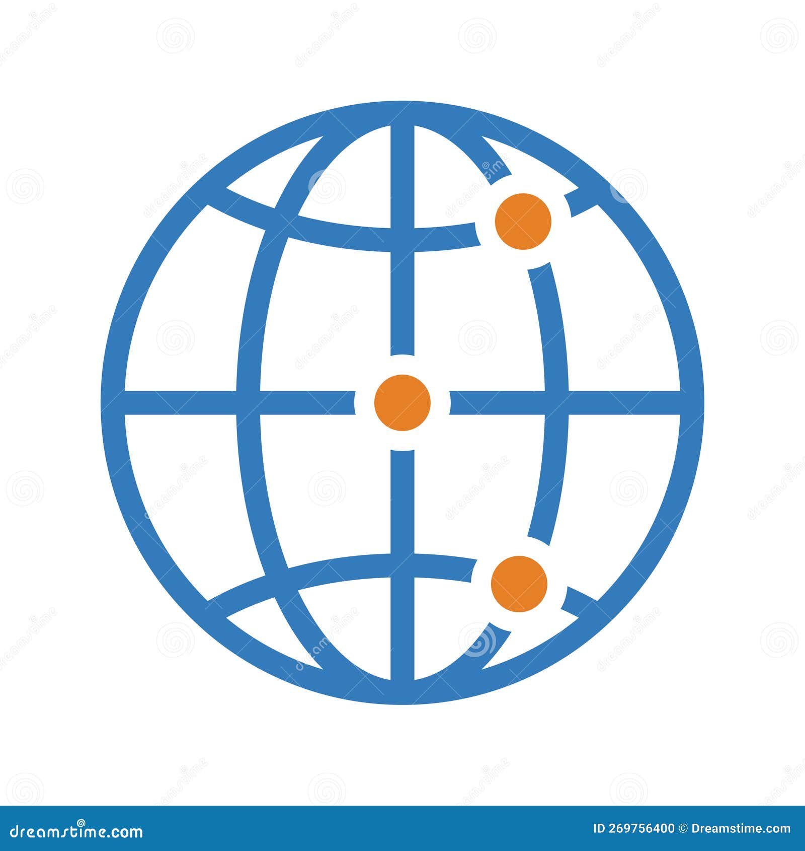 Global Communication icon stock vector. Illustration of connection ...
