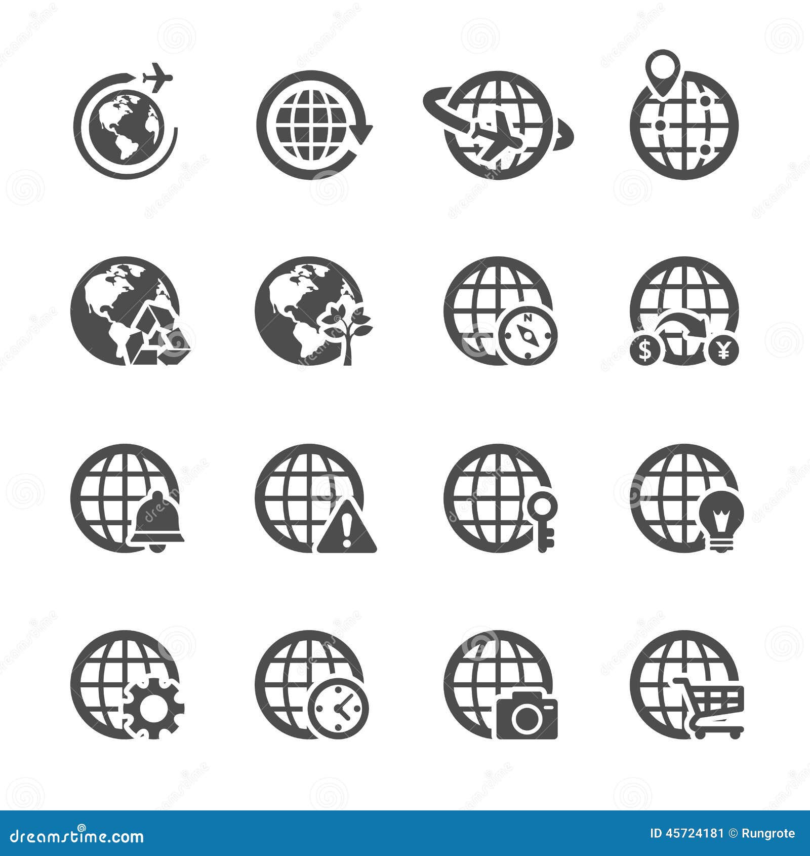 Global Communication Icon Set 2, Vector Eps10 Stock Vector ...