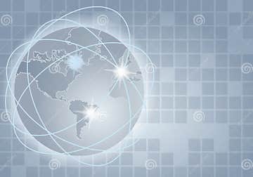 Global Communication Illustration Stock Vector - Illustration of blank ...