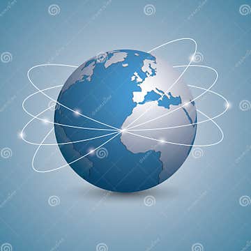Global communication logo stock vector. Illustration of global - 64072584