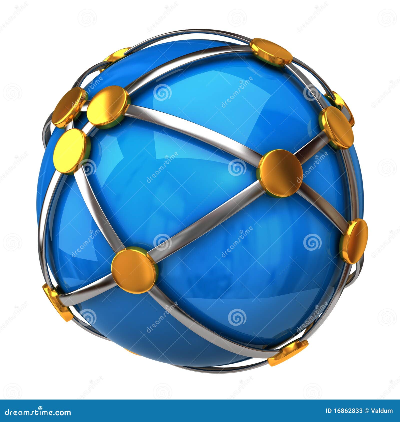Global Communication and Network Concept Stock Illustration ...
