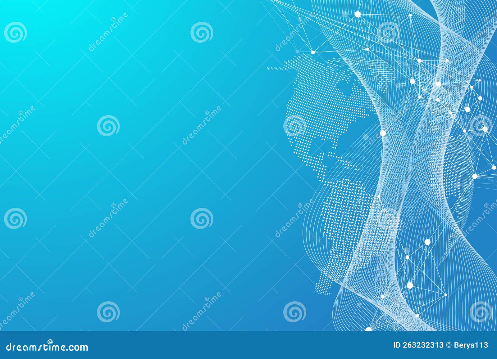 Global Communication Network Concept Illustration. Social Network ...