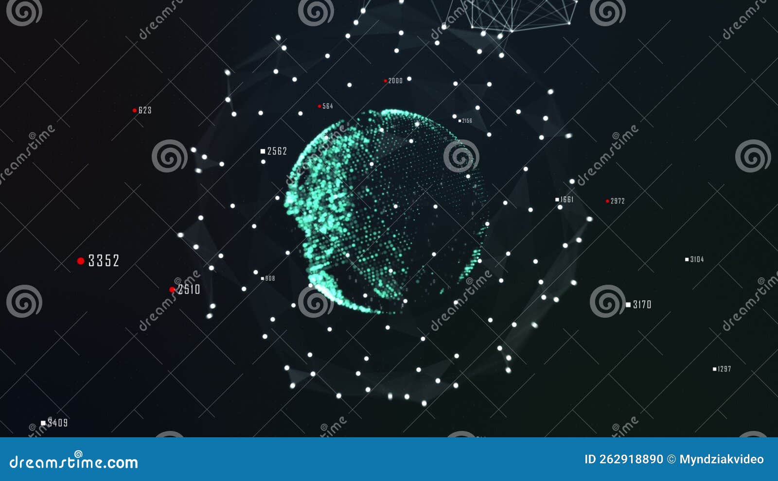 Global Communication Network Concept. Planet Earth in Cyberspace ...