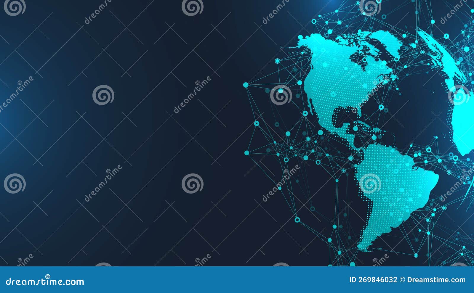 Global Communication Network Concept. Social Network Communication in ...
