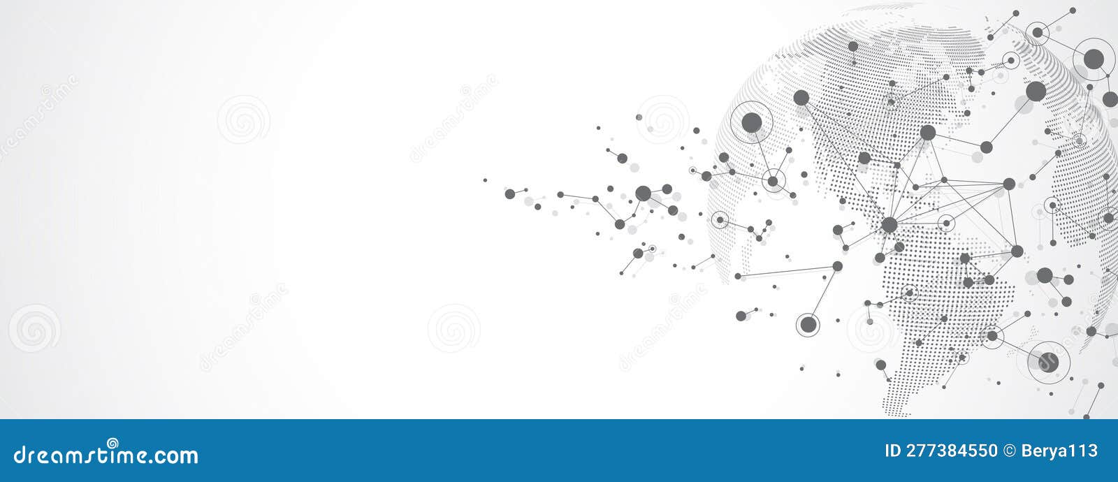 Global Communication Network Concept. Social Network Communication in ...