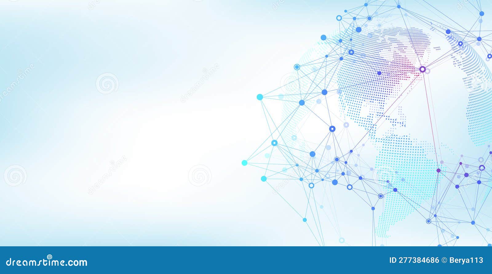 Global Communication Network Concept. Social Network Communication in ...