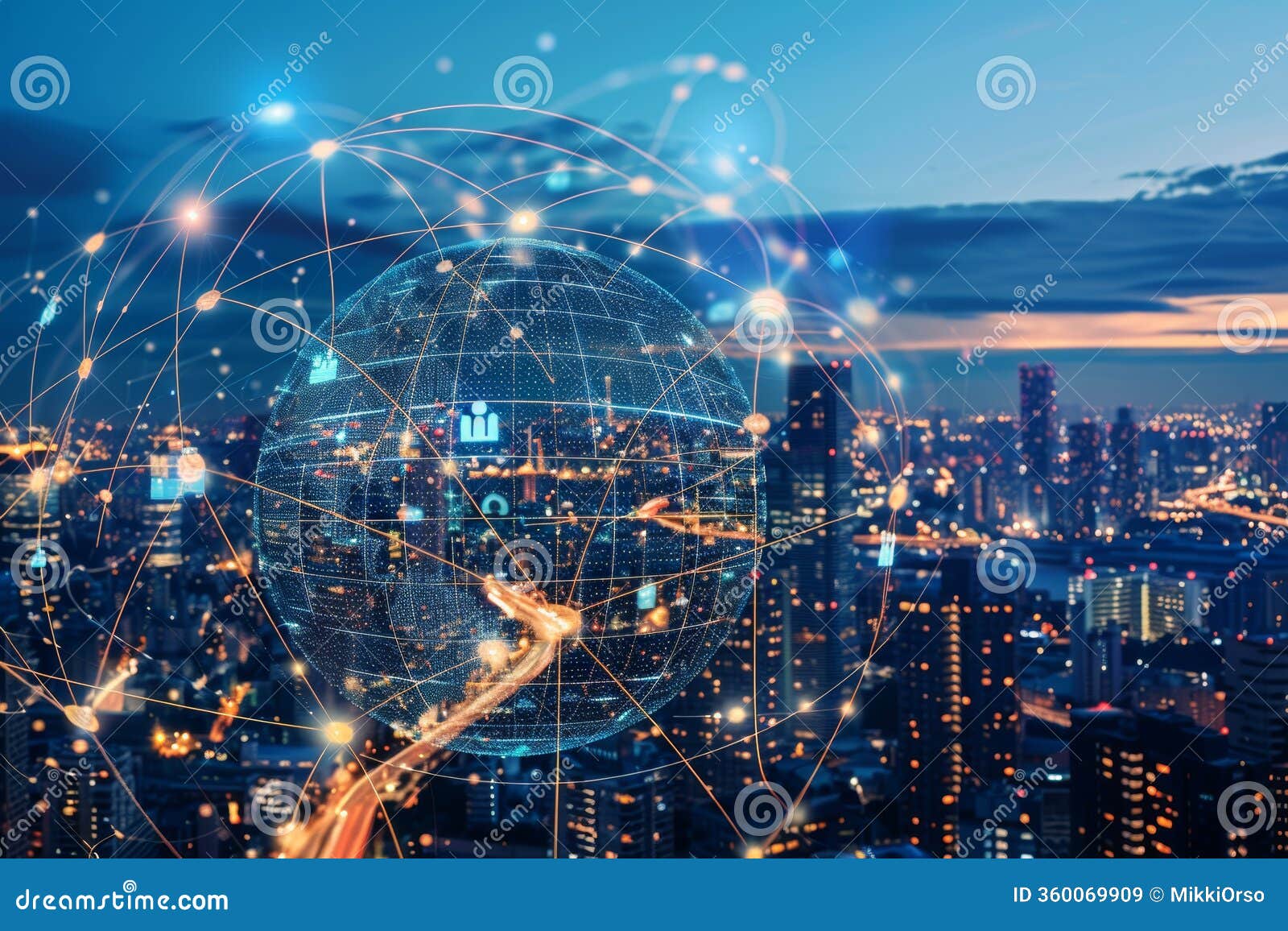 Business Digitization - Digital Transformation Concept. Flat Design ...