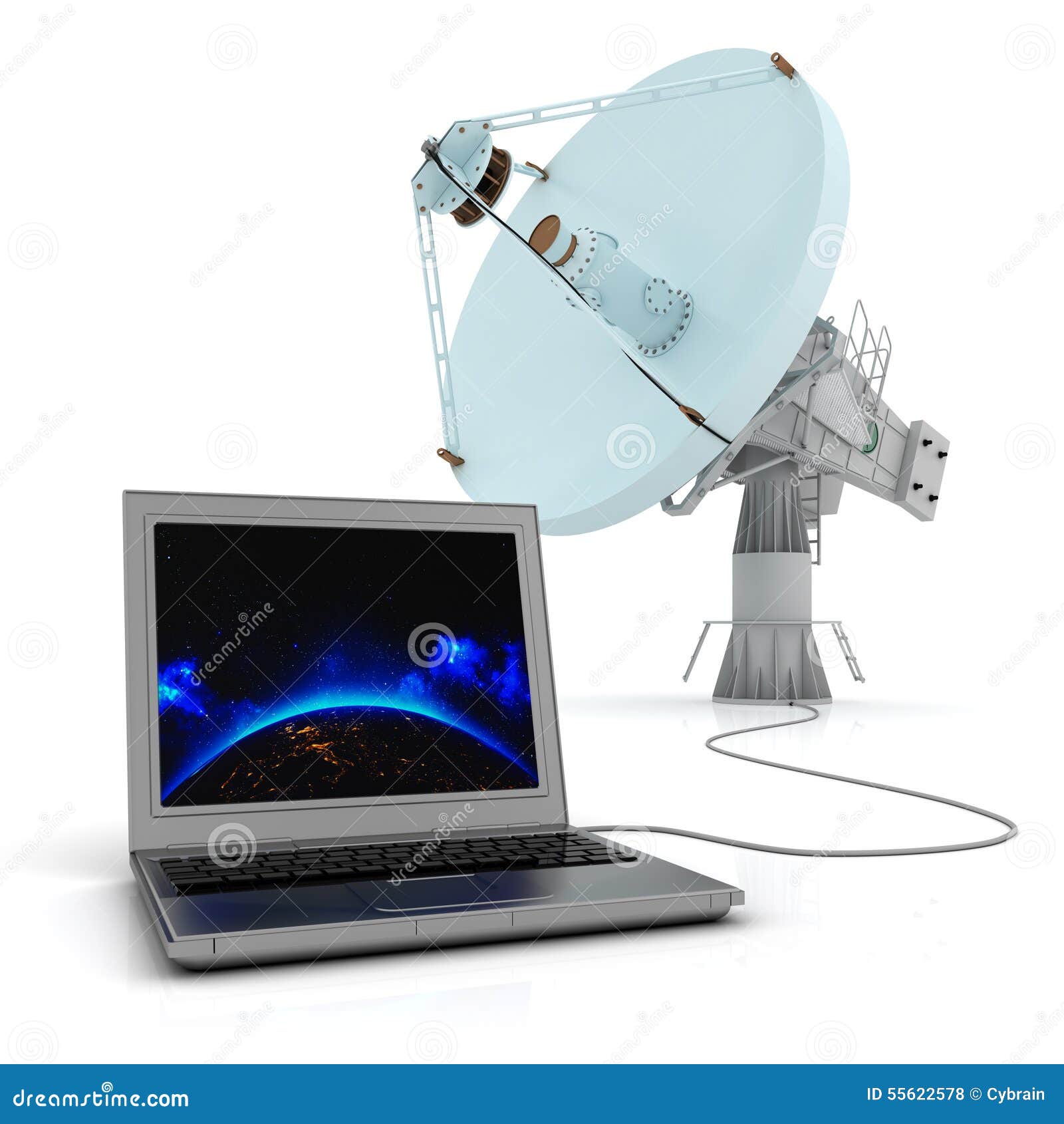 Global Communication System Concept Stock Illustration - Illustration ...