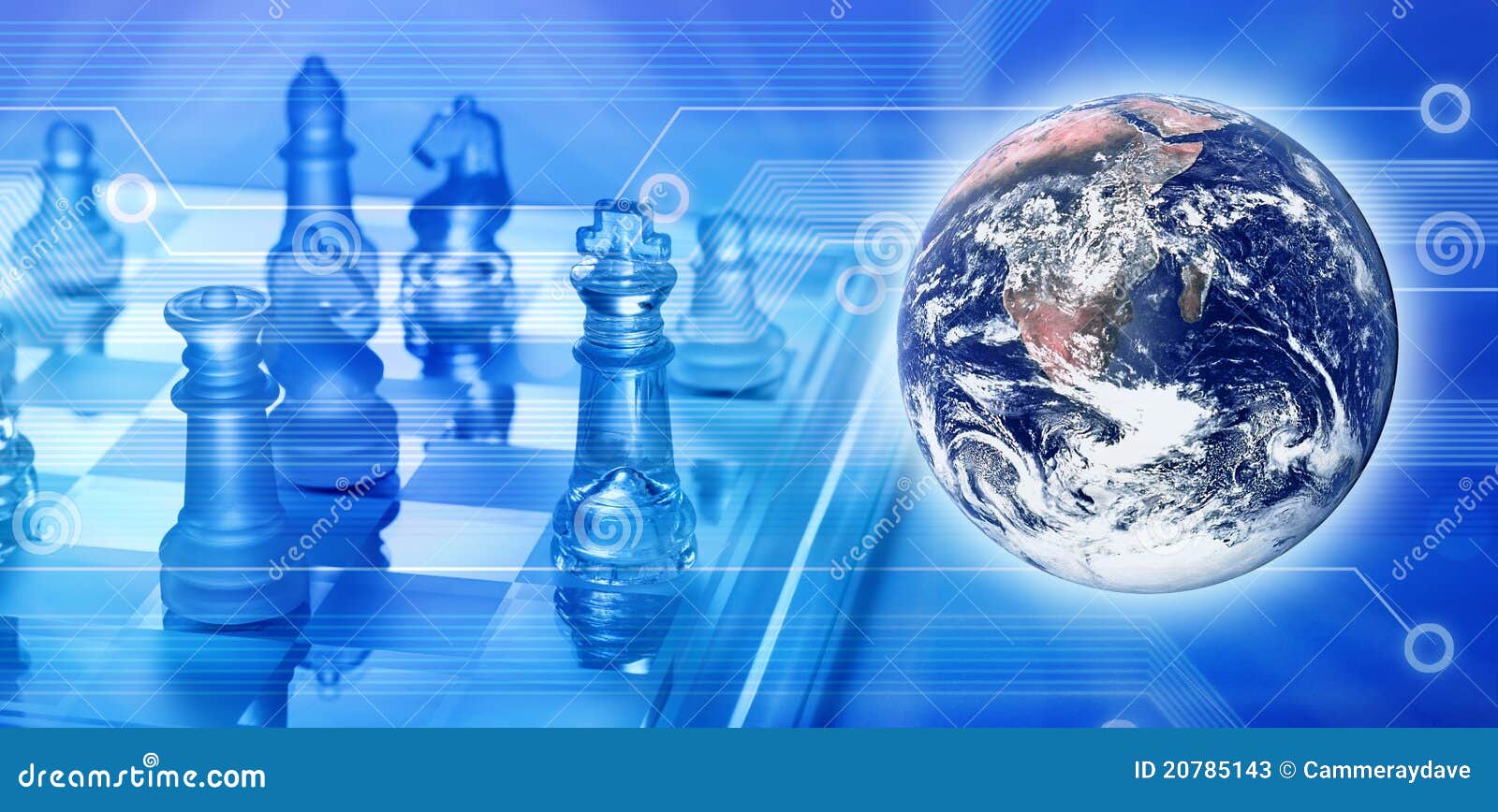 Global Communication Technology Stock Illustration - Illustration of ...