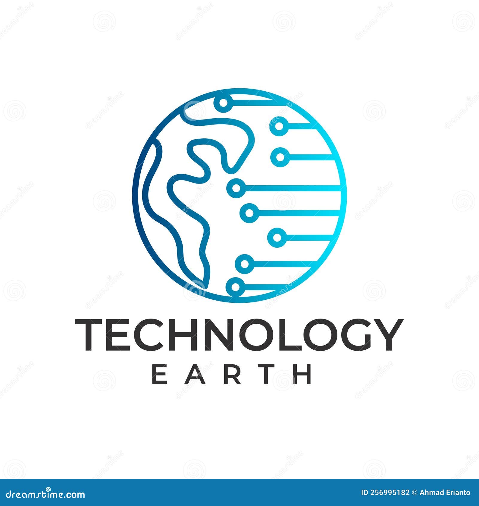 Global Communication Technology Abstract Logo Design Vector Template ...