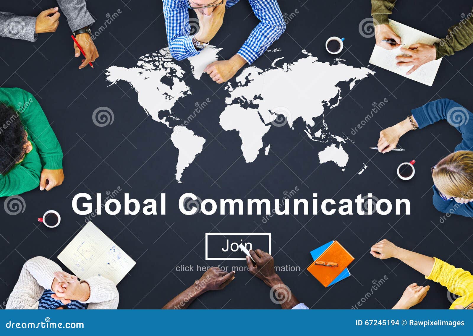Global Communication Worldwide Website Homepage Concept Stock Photo ...