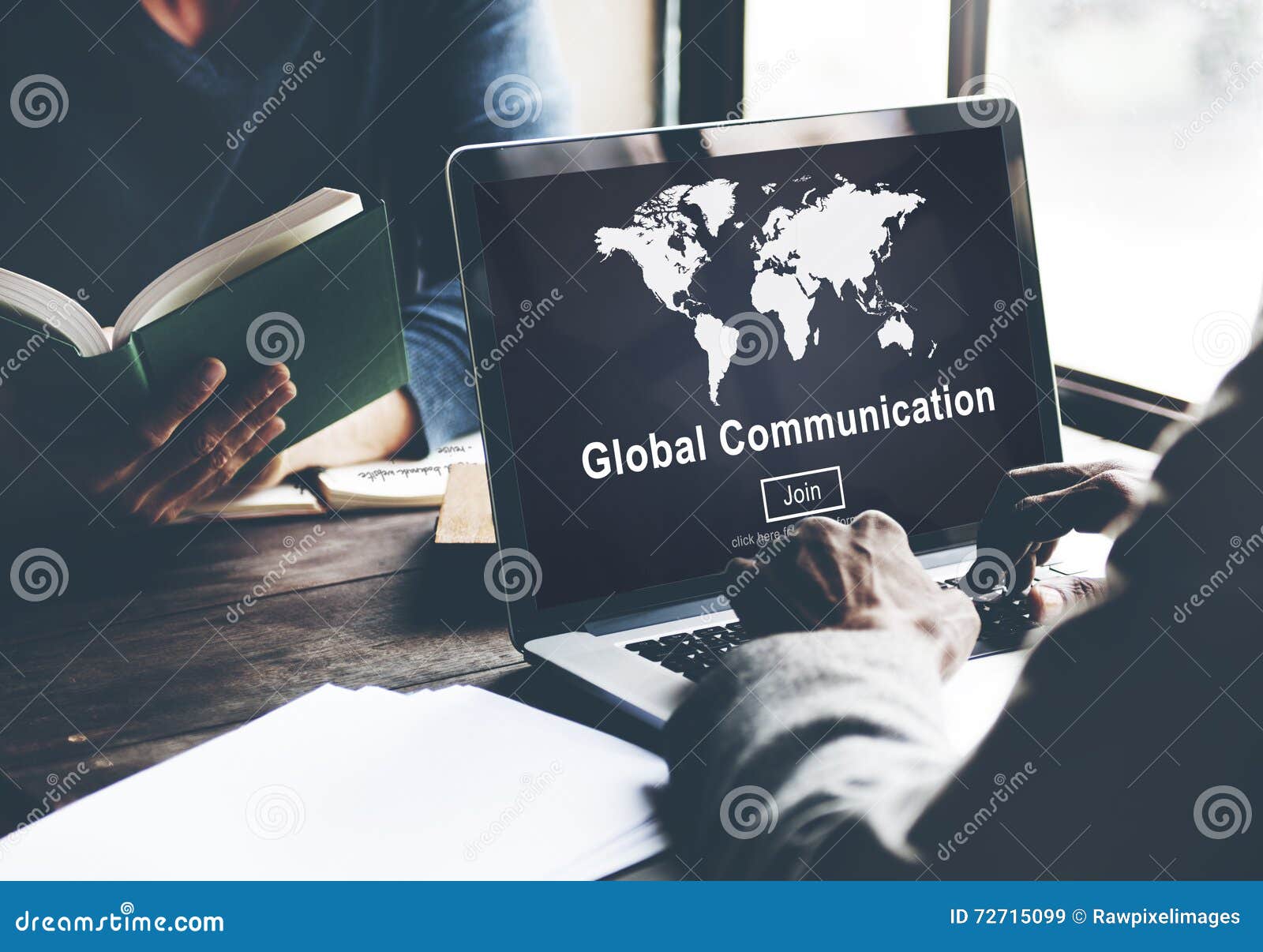 Global Communication Worldwide Website Homepage Concept Stock Image ...