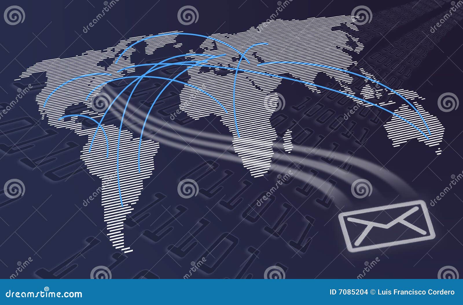 Global communications stock illustration. Illustration of business ...