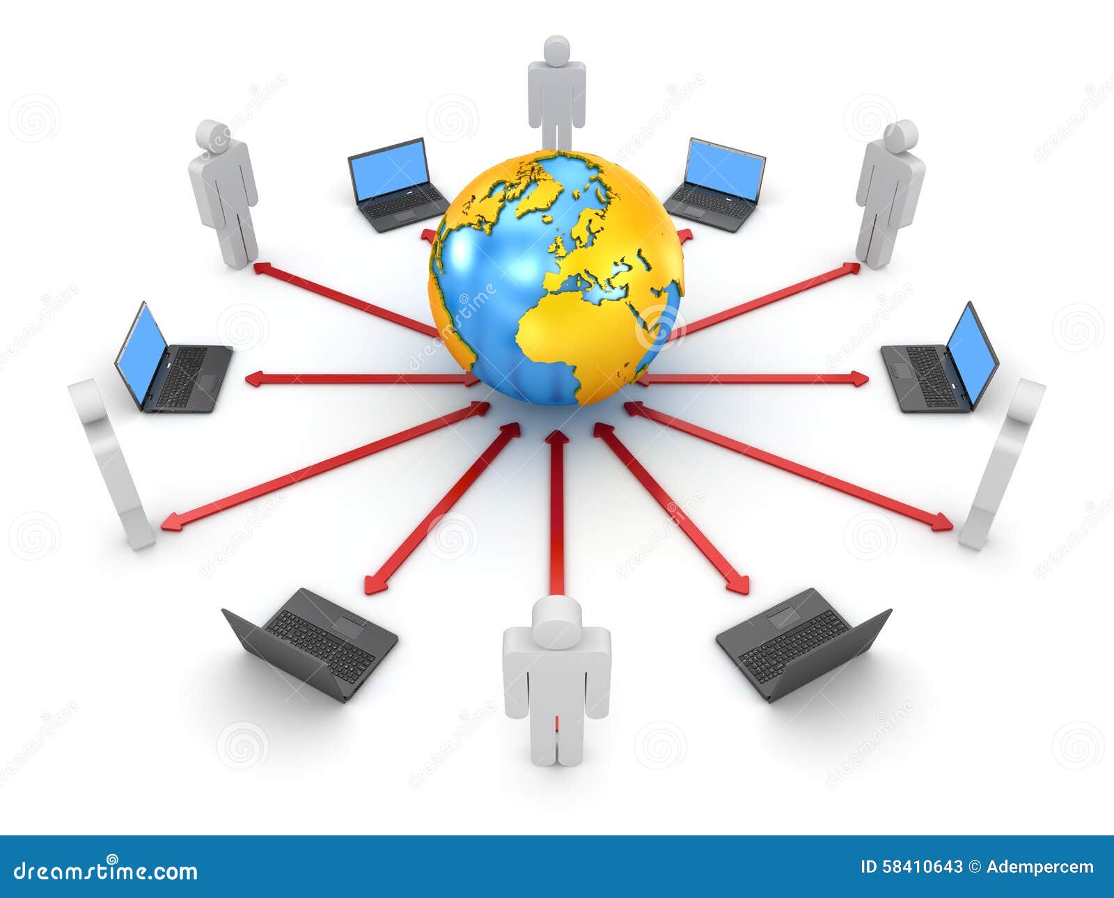 Global Communications stock illustration. Illustration of internet ...