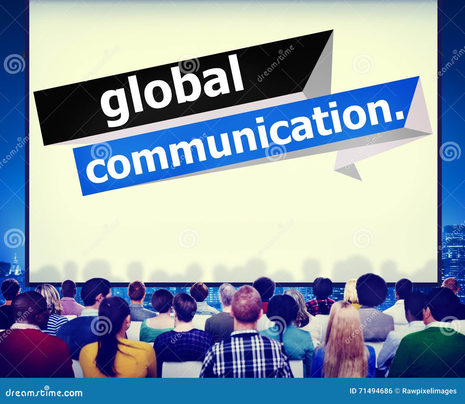 Global Communications Connection Communicate Concept Stock Illustration ...