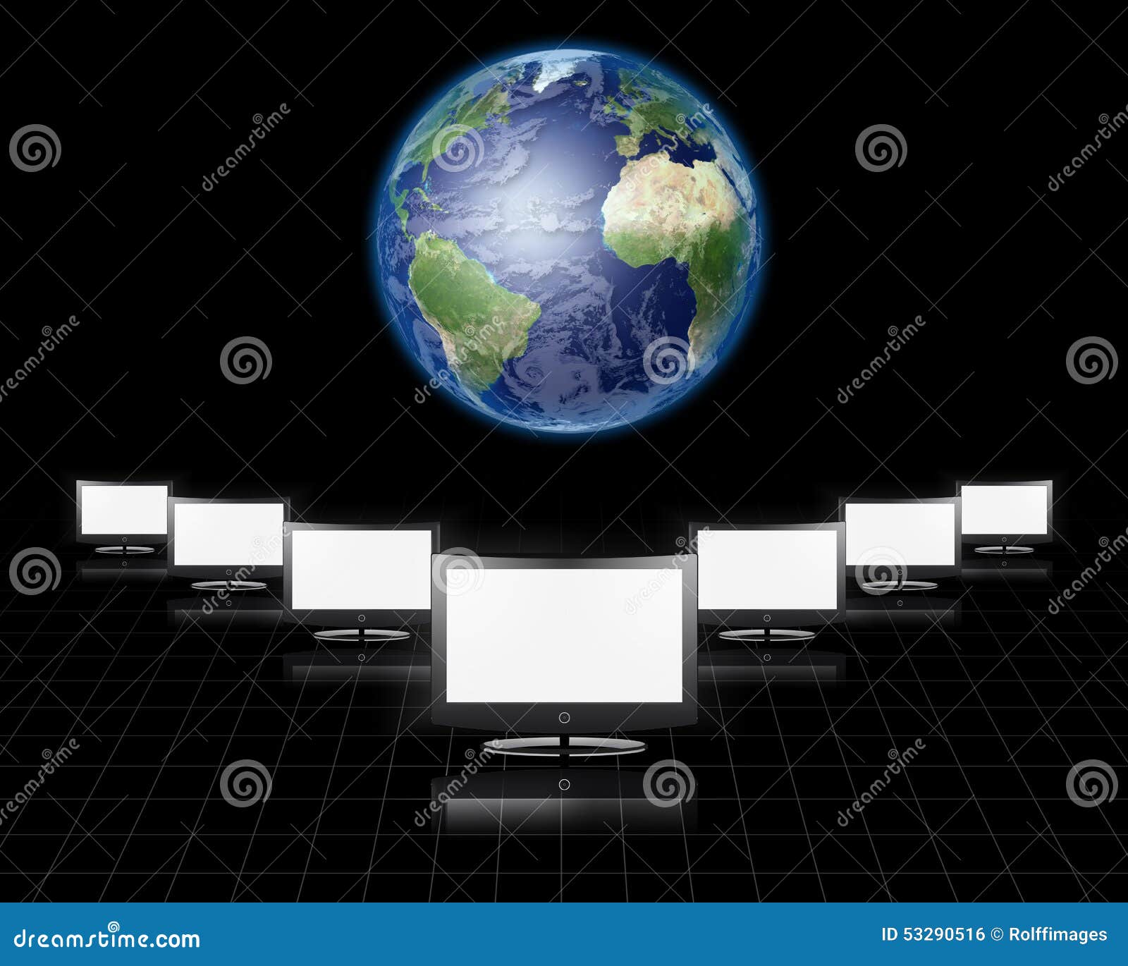 Global Communications stock illustration. Illustration of electronic ...