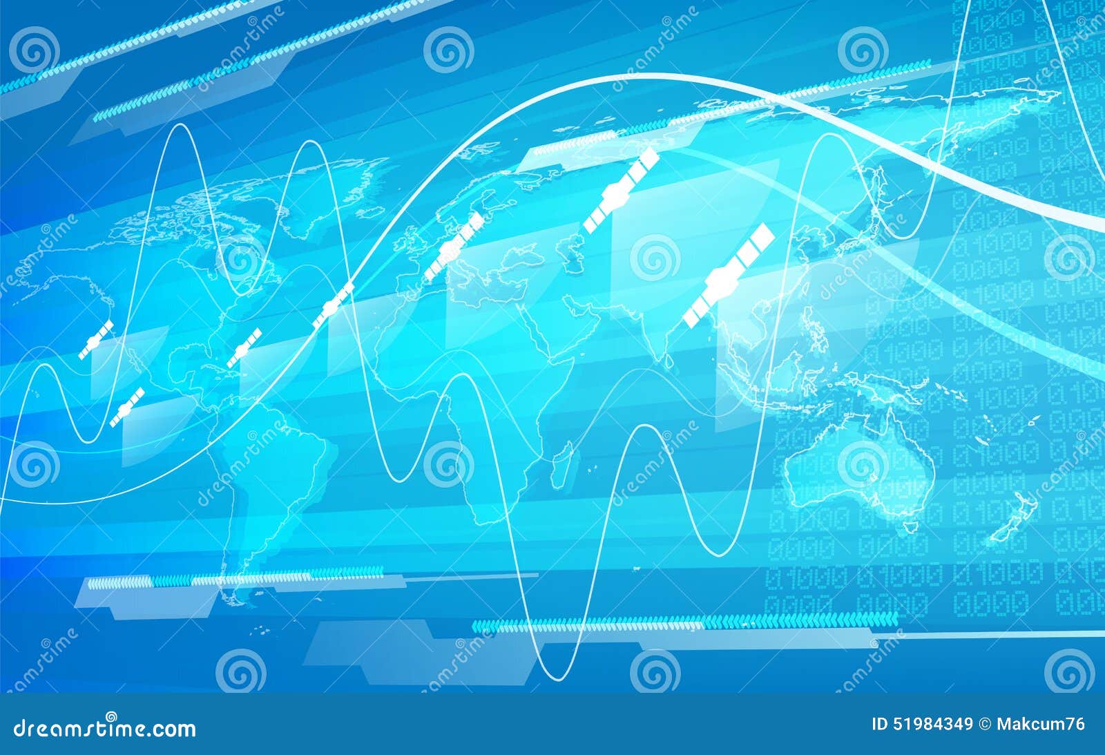 Global Communications stock vector. Illustration of abstract - 51984349