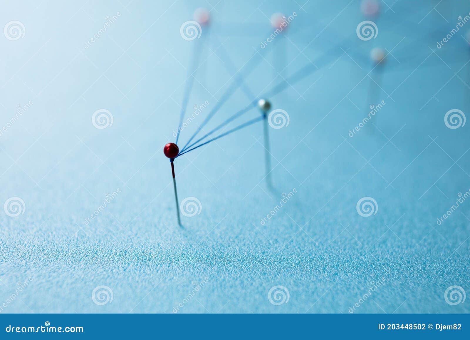 Global Communications. Various Connections Pins. Stock Photo - Image of ...
