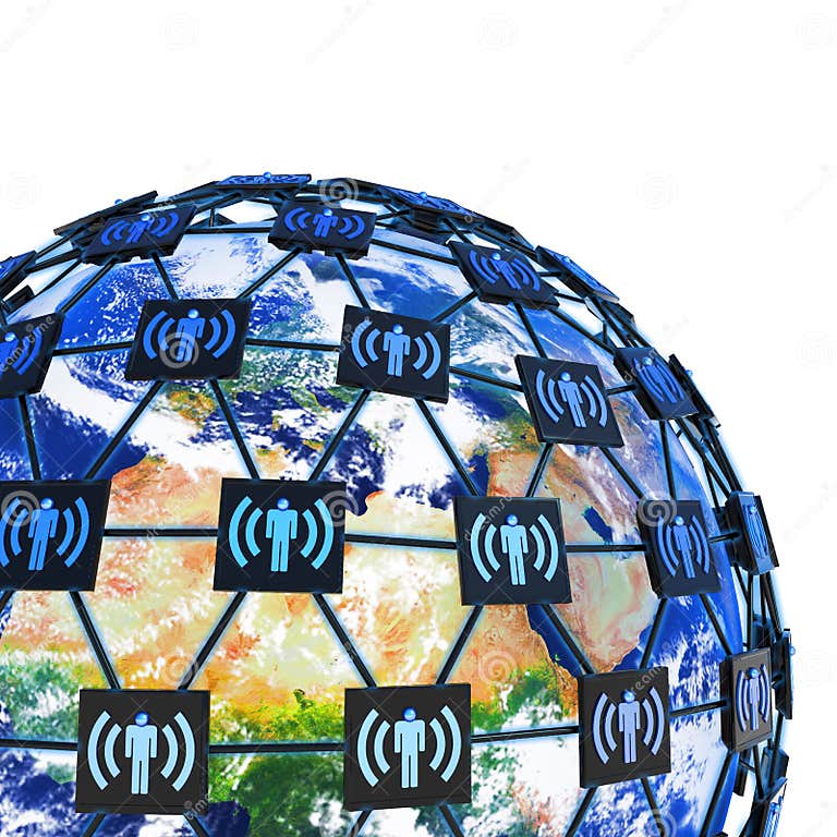 Global community stock illustration. Illustration of equipment - 13525311