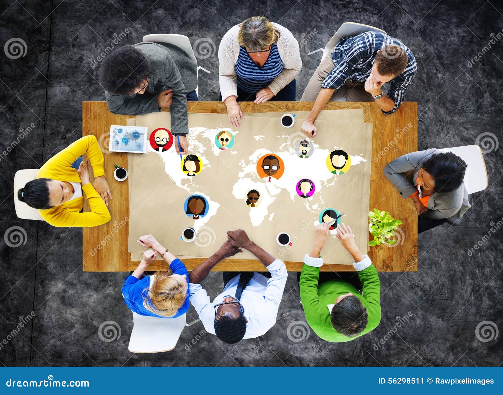 Global Community World People Social Networking Connection Concept ...