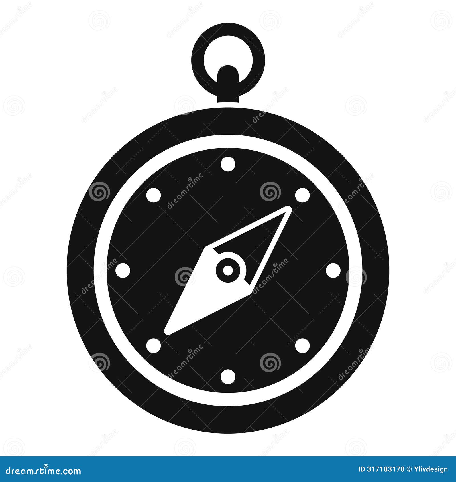 Global Compass Direction Icon Simple Vector. Path Road Stock Vector ...